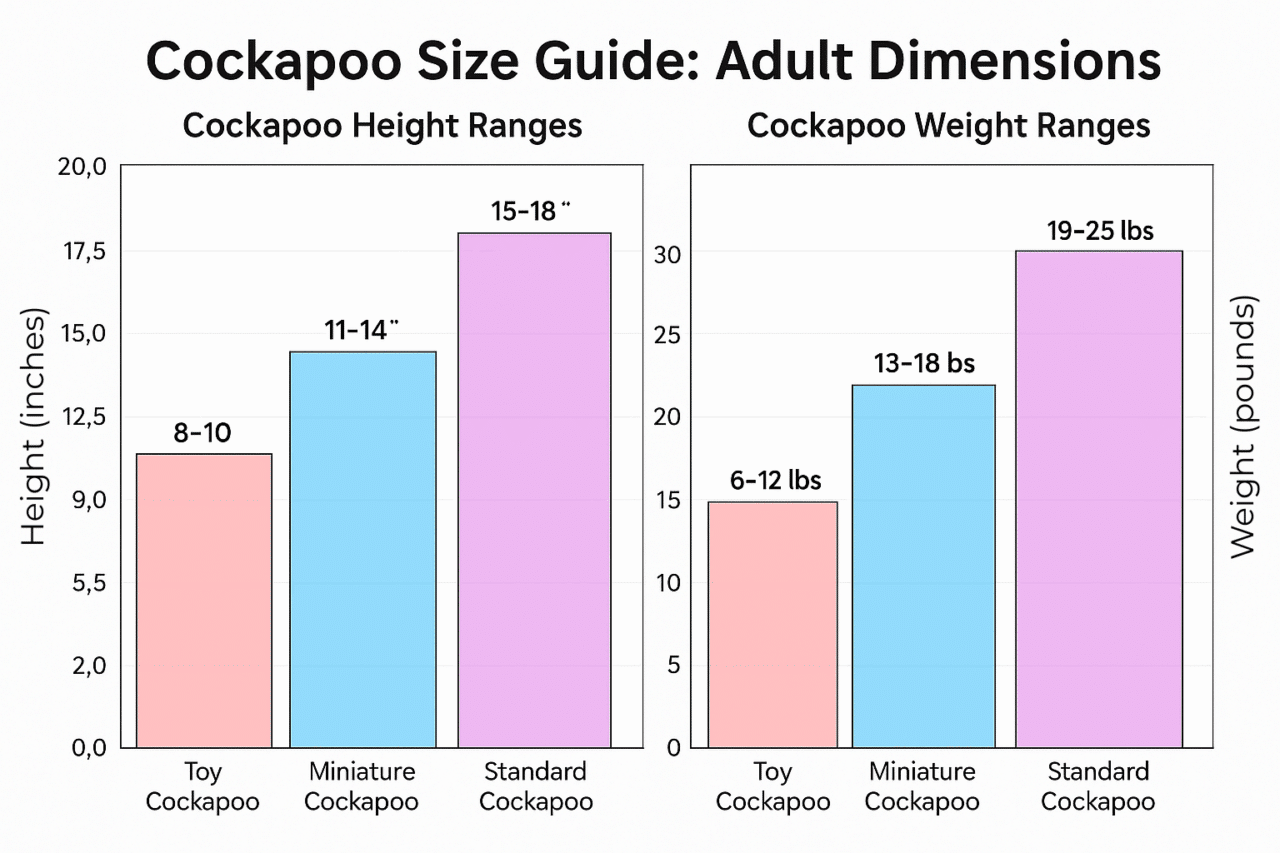 Cockapoo Growth Stages & Size Chart - (Puppy to Dog)